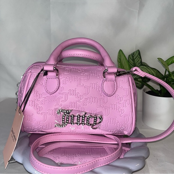 Juicy Couture | Bags | Juicy Couture Semi Charmed Satchel In Pink ...